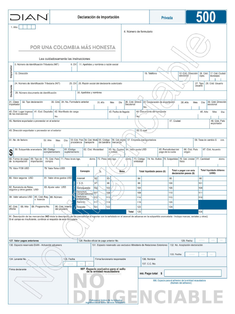 Formulario_500_2023(1) | PDF