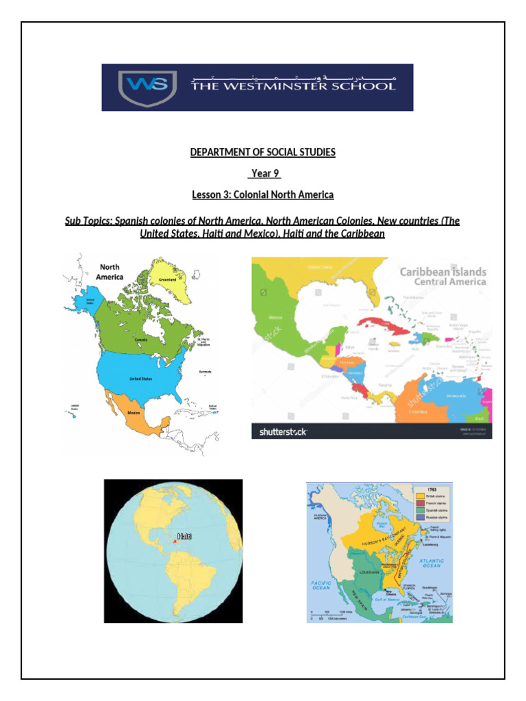 Colonial North America Overview | PDF | Spanish Empire | North America