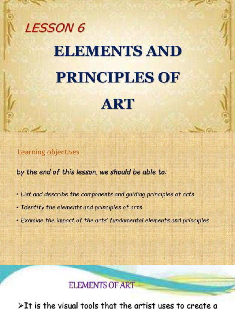 Lesson 6 Art Appreciation | PDF