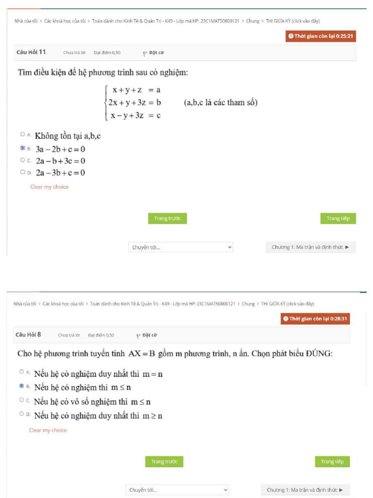 GIỮA KÌ K49 ĐỀ 5 | PDF