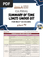 GST SCN Issuance Time Limits Explained | PDF | Government Finances | Taxes