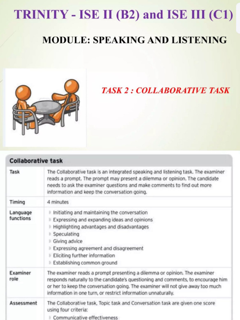 SPEAKING Part 2 - Collaborative Task | PDF