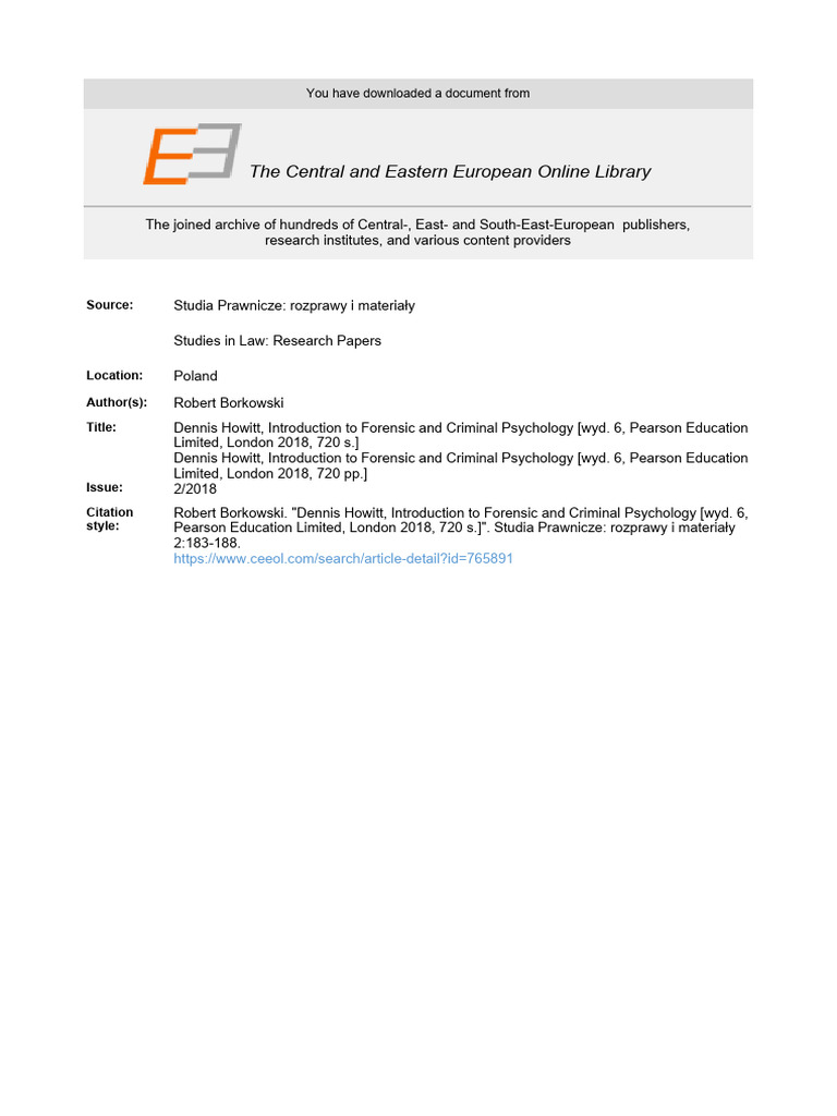 dennis-howitt-introduction-to-forensic-and-criminal-psychology-wyd-6-pearson-education-limited ...