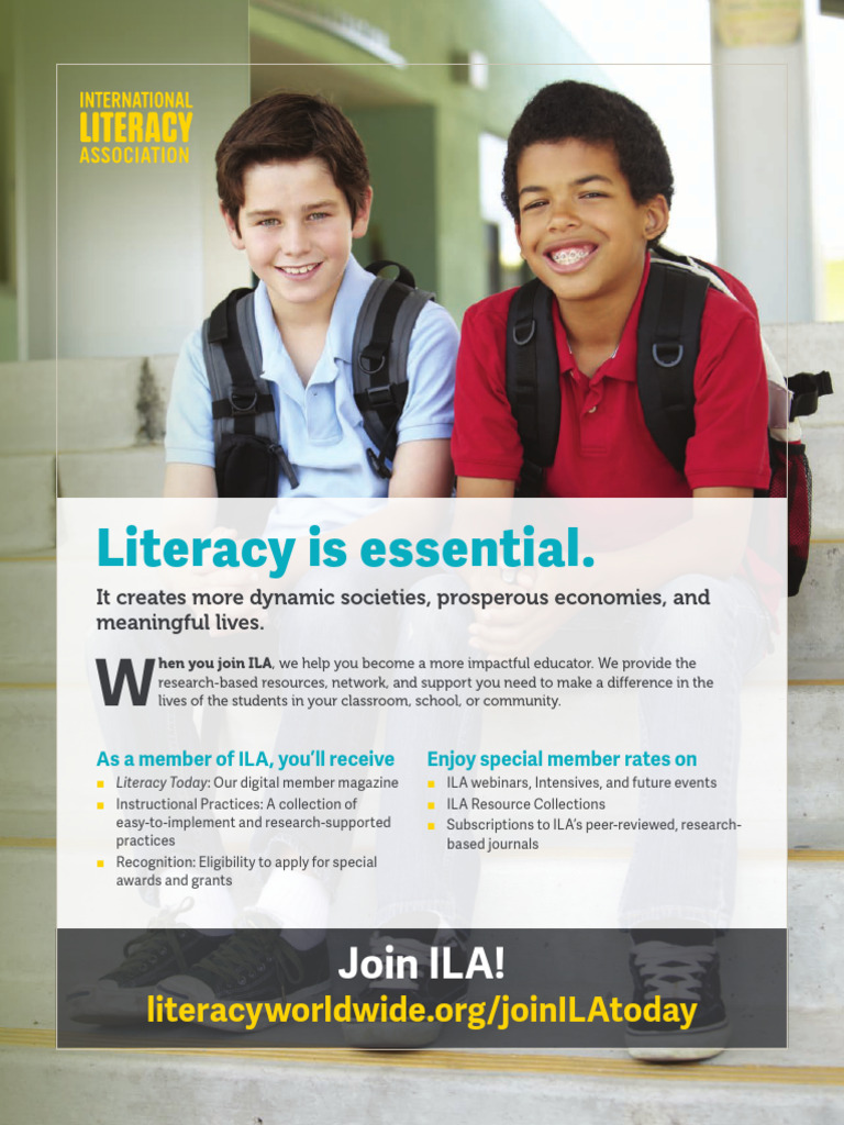Join ILA: Membership Options & Benefits | PDF | Literacy | Libraries