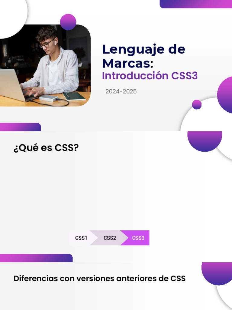 Introducción a CSS3: Estructura y Estilos | PDF | HTML | Desarrollo de ...