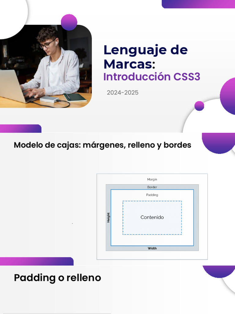 7.introducción A CSS - Modelo de Caja | PDF | Comunicación escrita | ciberespacio