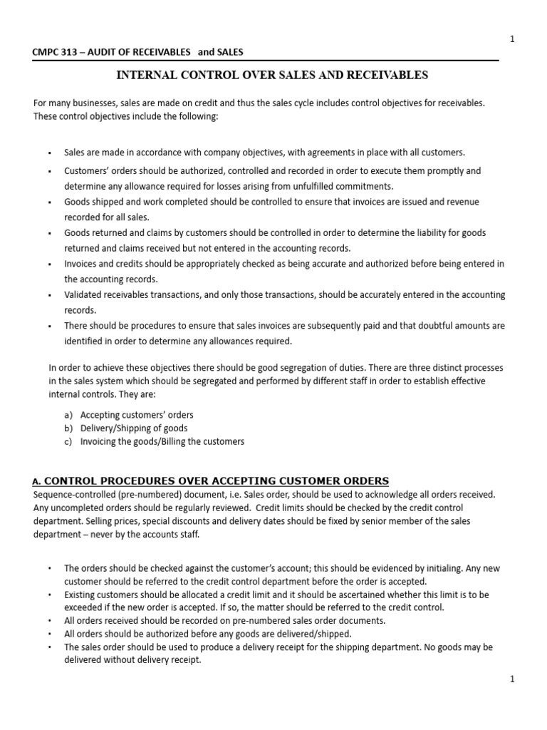 MODULE 04 Receivables | PDF | Factoring (Finance) | Audit