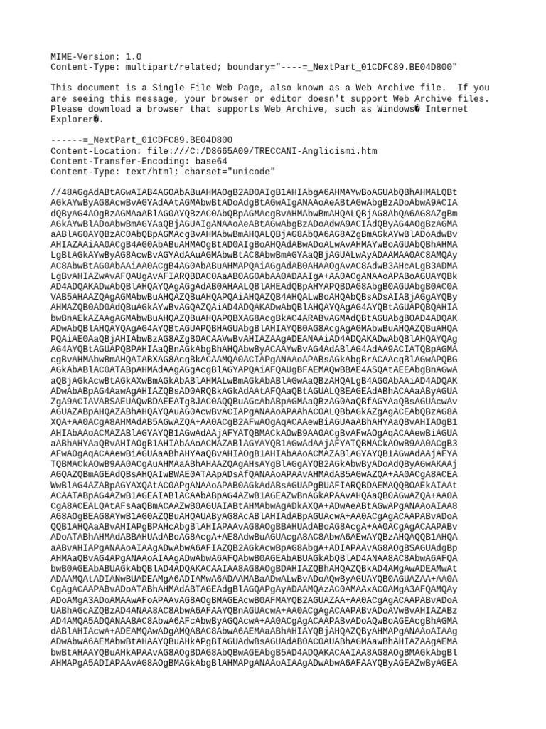 TRECCANI - Anglicismi | PDF | Computer Mediated Communication | Computing