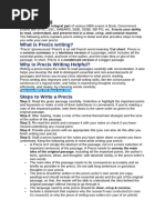 Solved Précis Writing Examples, Rules & Format | PDF | Train