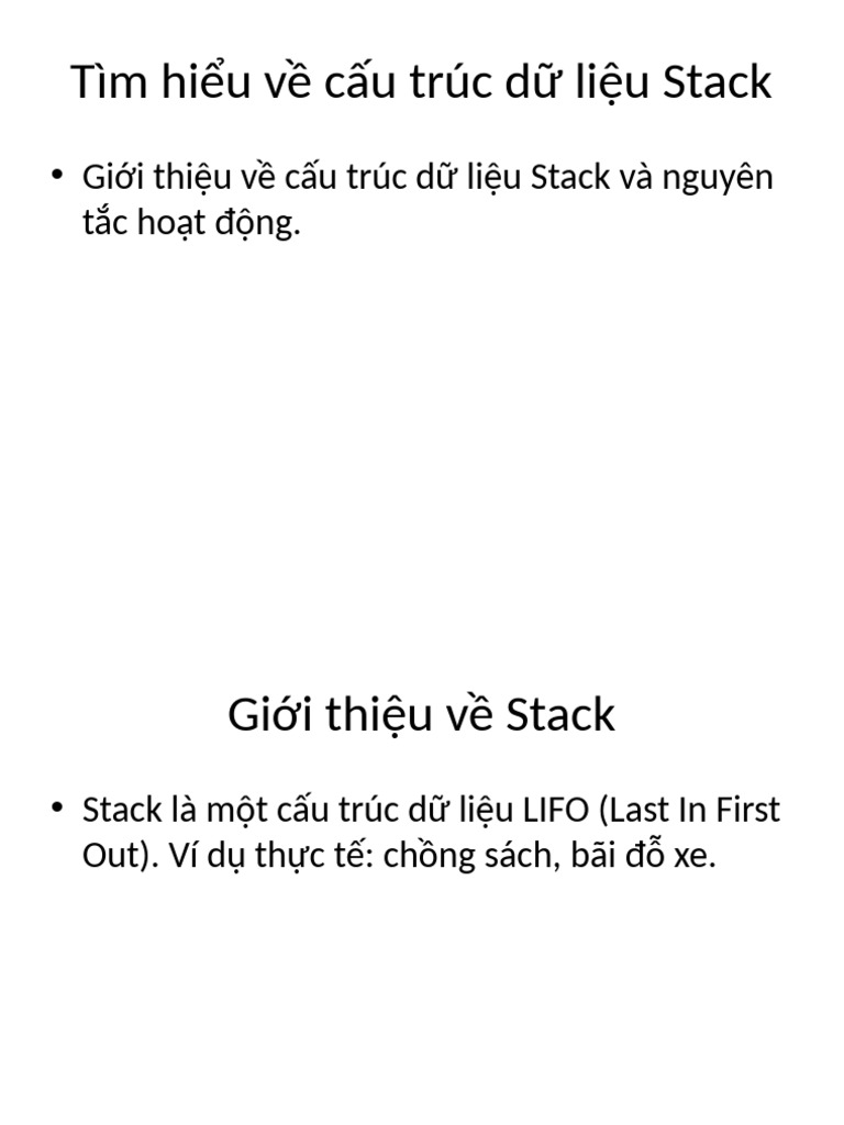 Stack Presentation Final | PDF