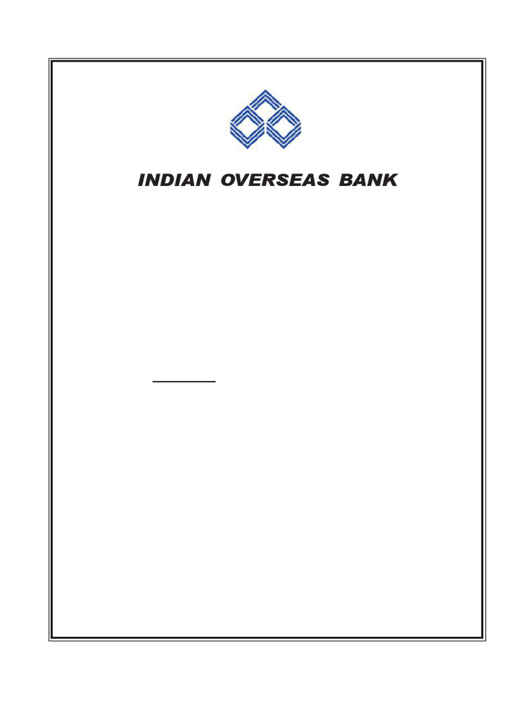Indian Overseas Bank SECURITY GUARD 2021 Handout English | PDF ...
