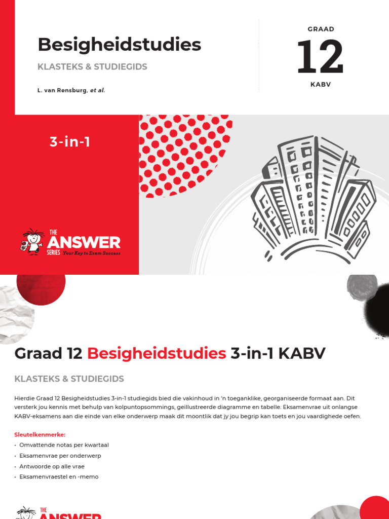 GR 12 Besigheidstudies 3 in 1 Extracts - 250510 - 224357 | PDF