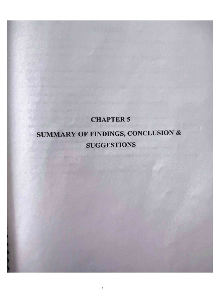 Project Report, Chapter - 5-1 | PDF