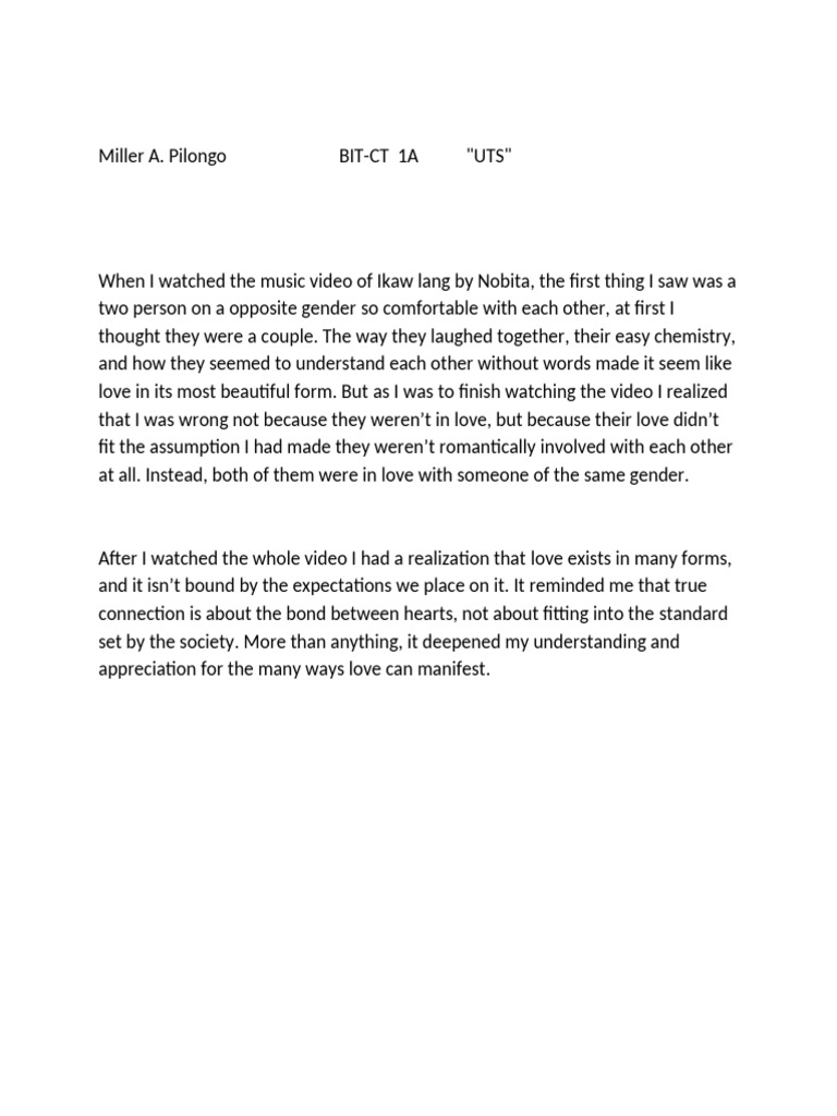 Uts Reflection | PDF