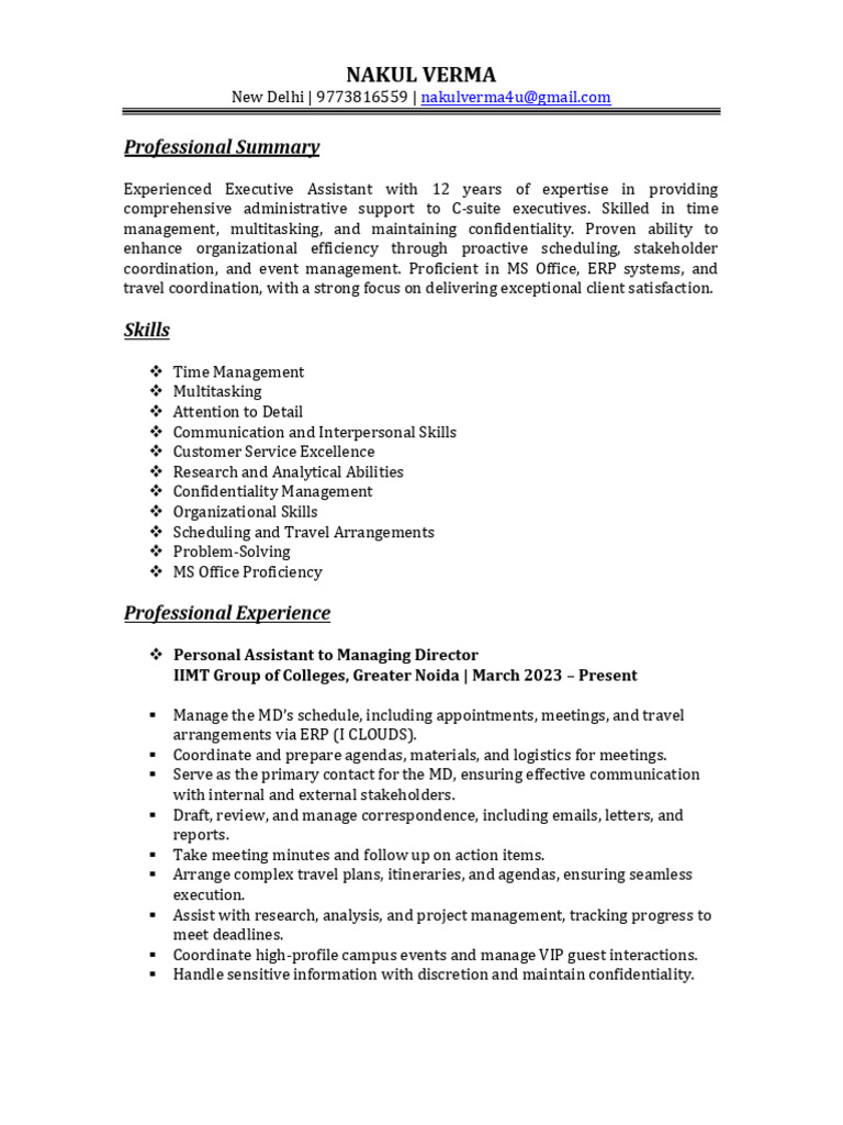 Naukri NakulVerma (13y 0m) | PDF | Business