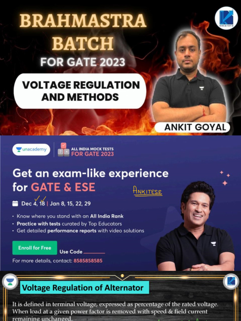 Lecture-16 Voltage Regulation and Methods | PDF