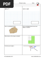 Corbett Maths Area and Perimeter Guide | PDF
