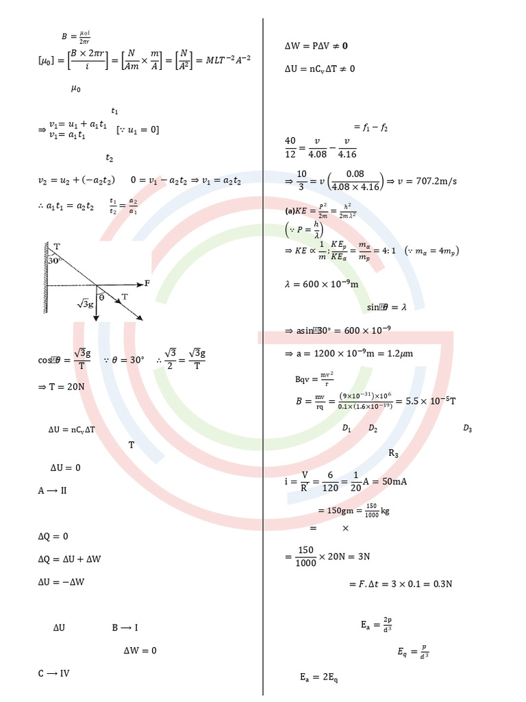 NEET - 2025 FST-13 Solution | PDF | Chemical Bond | Chemistry