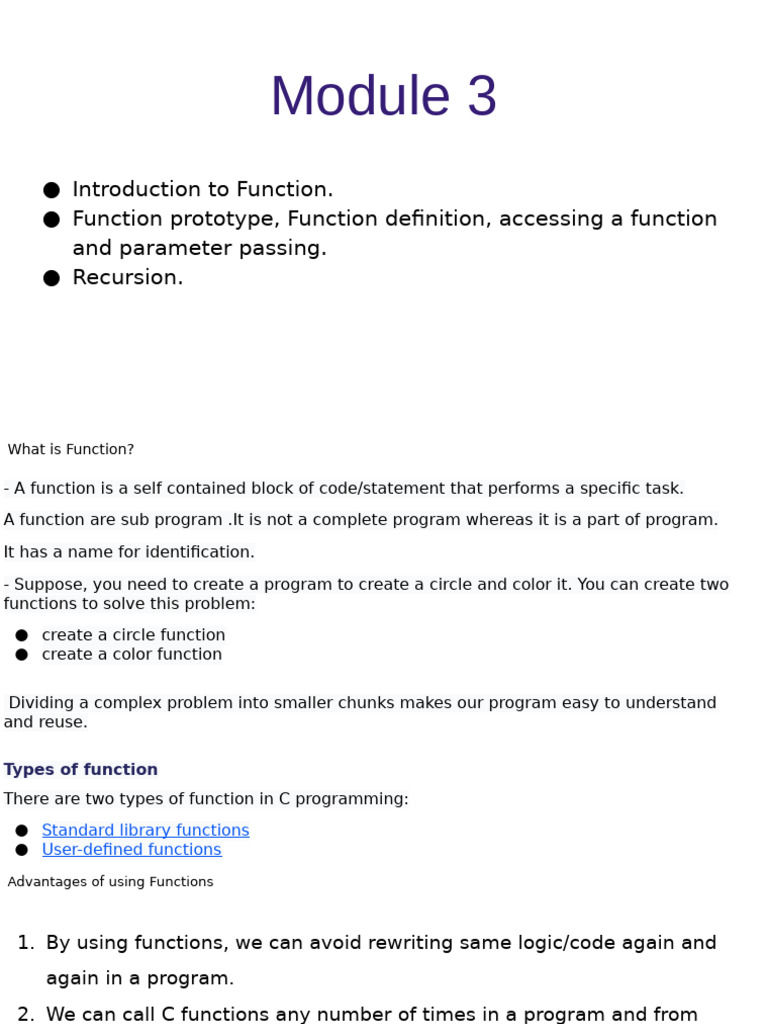 CP Module-3 2023-24 PPT | PDF | Parameter (Computer Programming ...