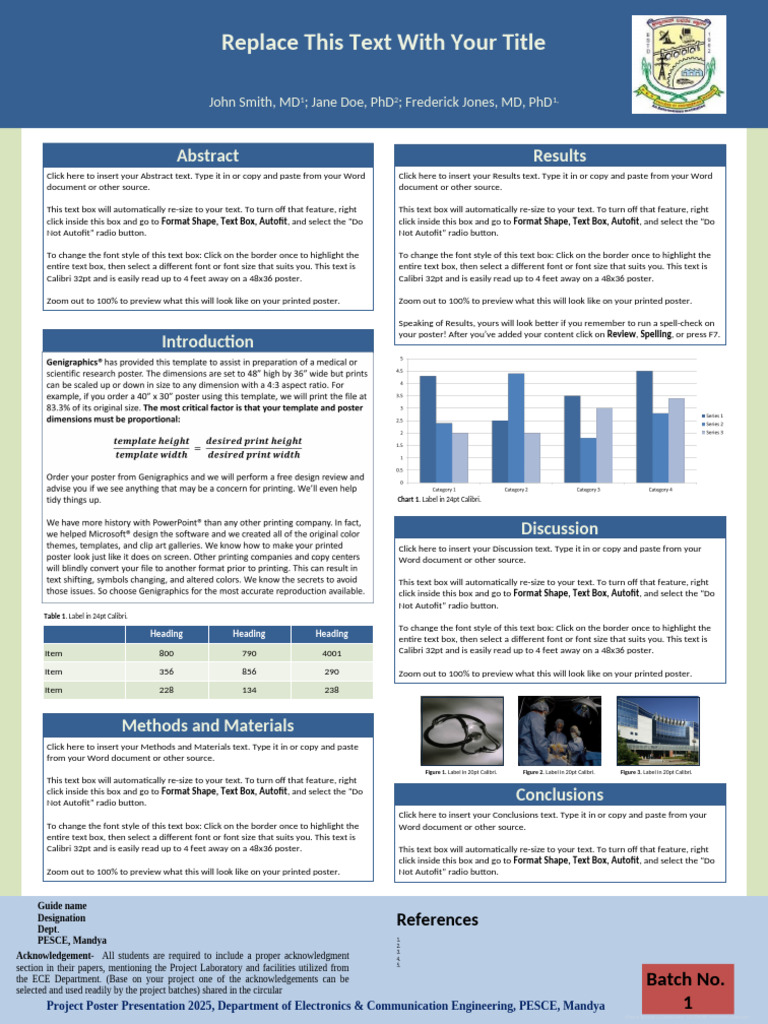 Template Poster Project 2025 | PDF | Microsoft Word | Graphic Design