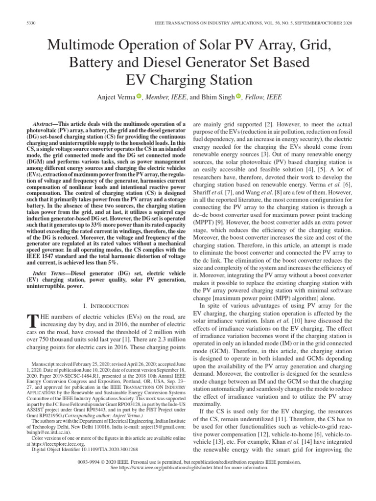 Bhim Singh Paper New For Comparison | PDF | Photovoltaics | Photovoltaic System