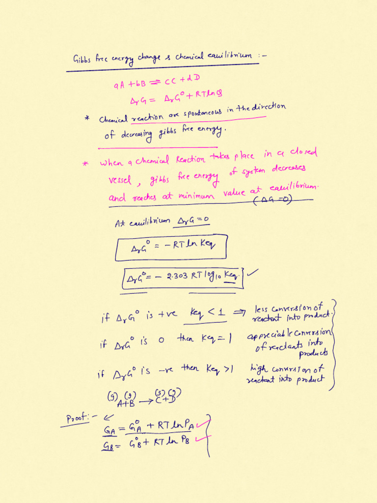 10 Gibbs Free Energy and Thermochemistry | PDF