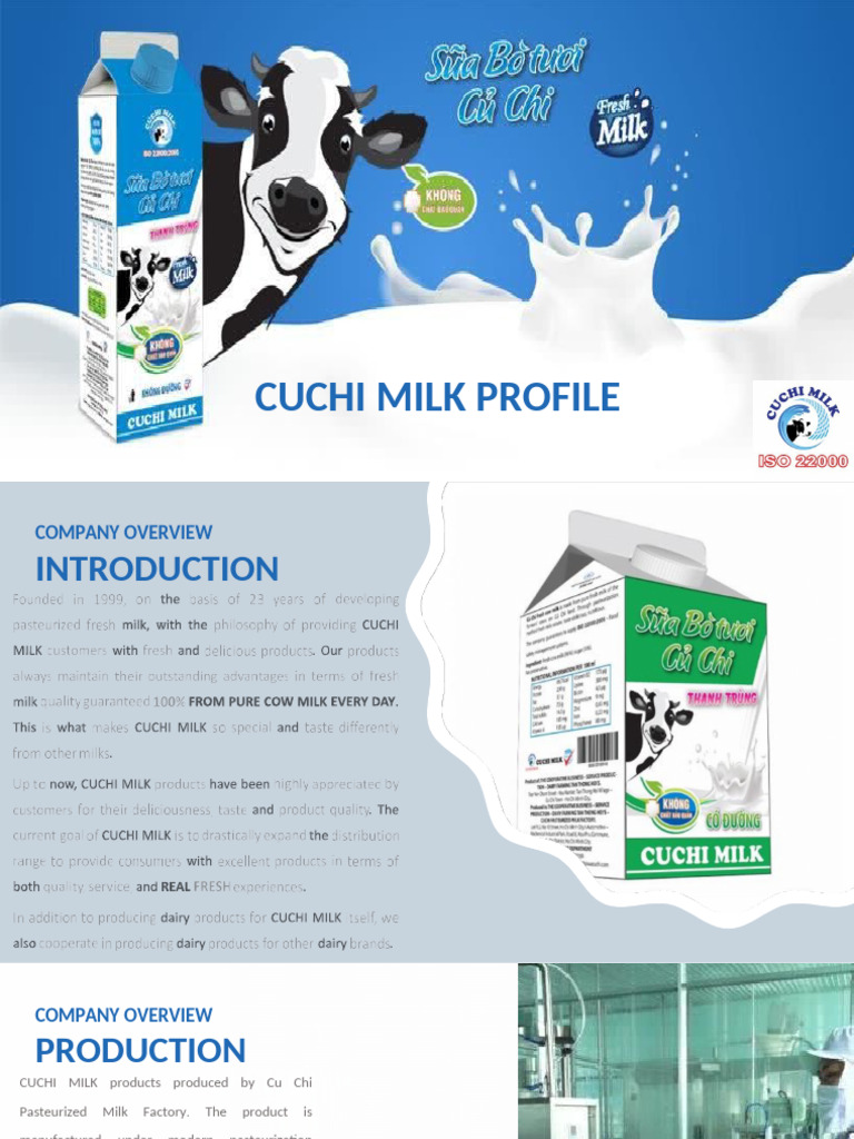 Cuchi Milk Processing Overview | PDF