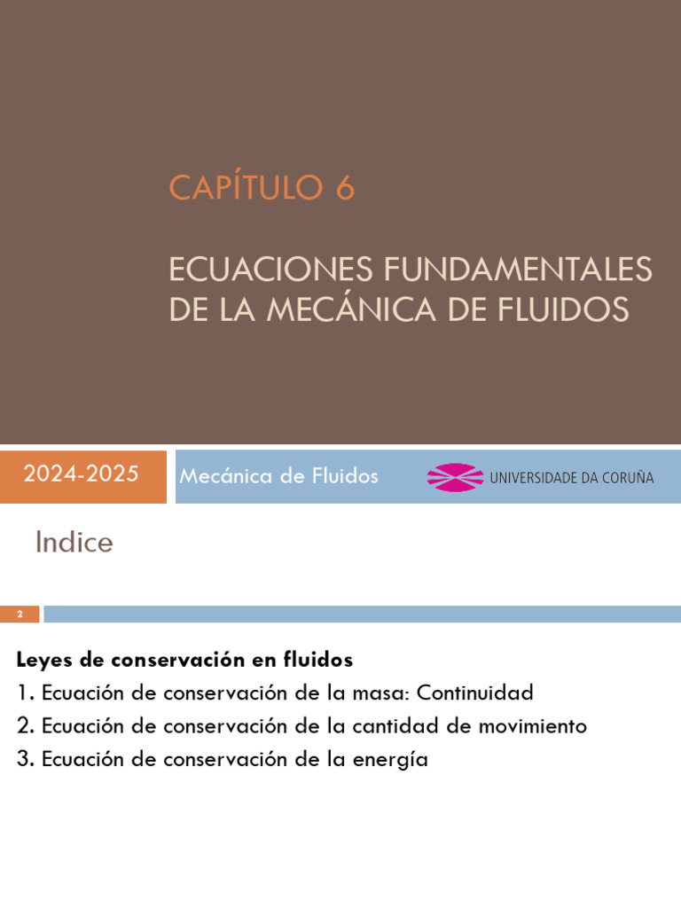 MecanicaFluidos Capitulo6 Grados | PDF | Ecuaciones | Mecánica de fluidos