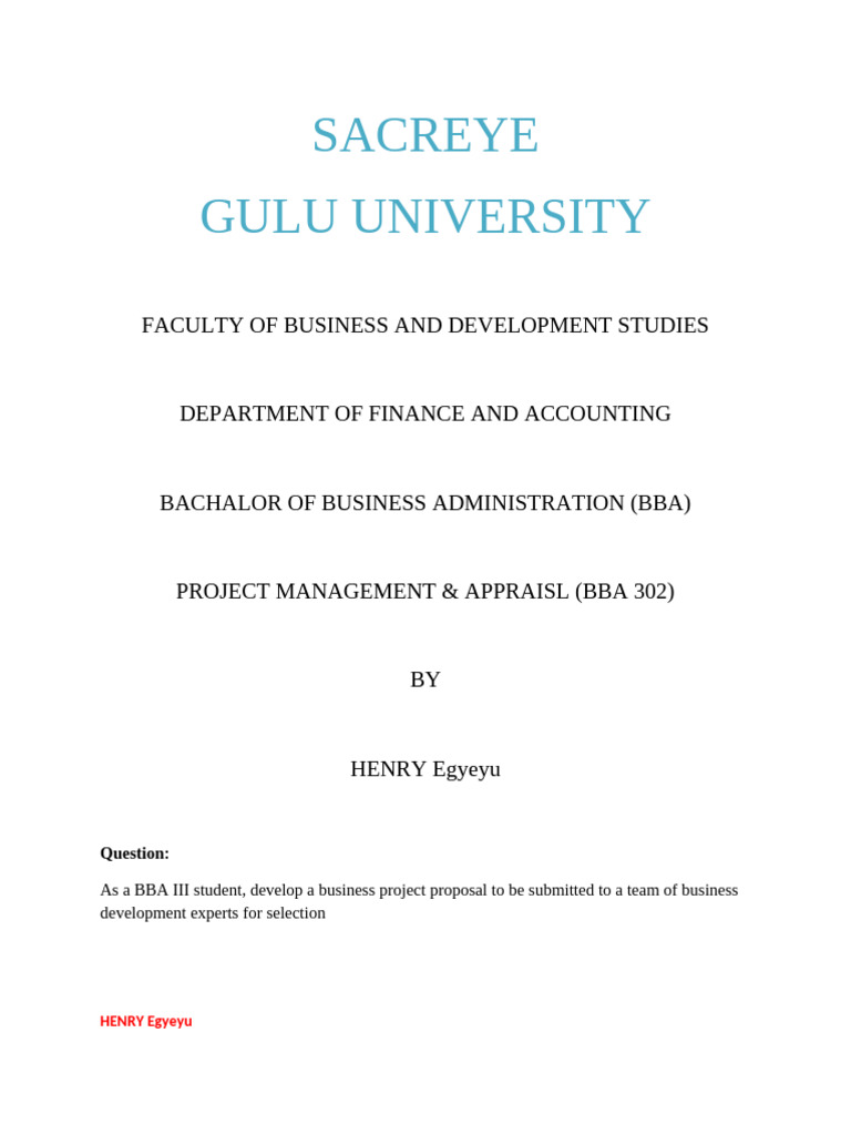 Poultry Project Proposal for Youth Employment | PDF | Audit | Board Of ...