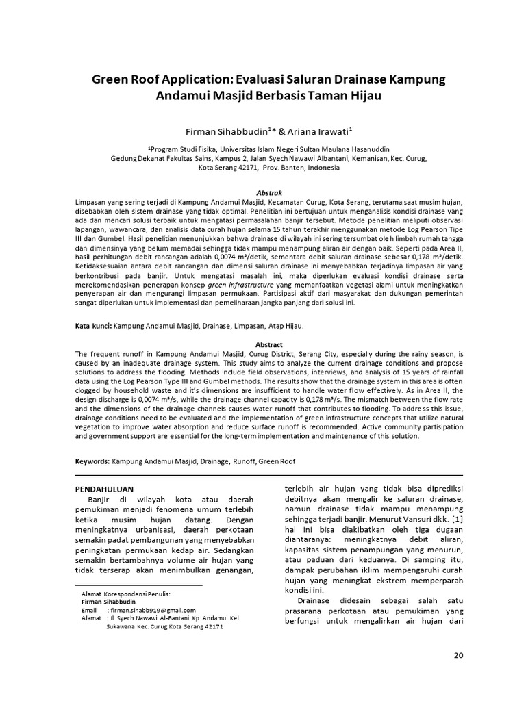 Green Roof Application | PDF