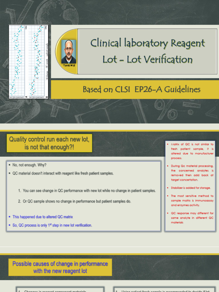 EP26-A Lot-Lot Verification | PDF