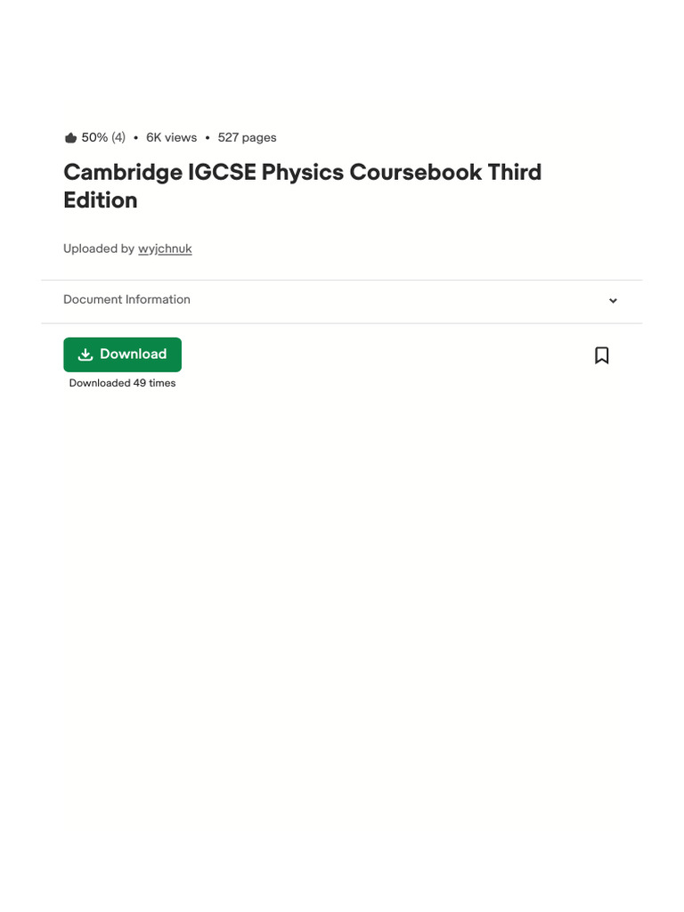 Cambridge IGCSE Physics Coursebook Third Edition - PDF | PDF