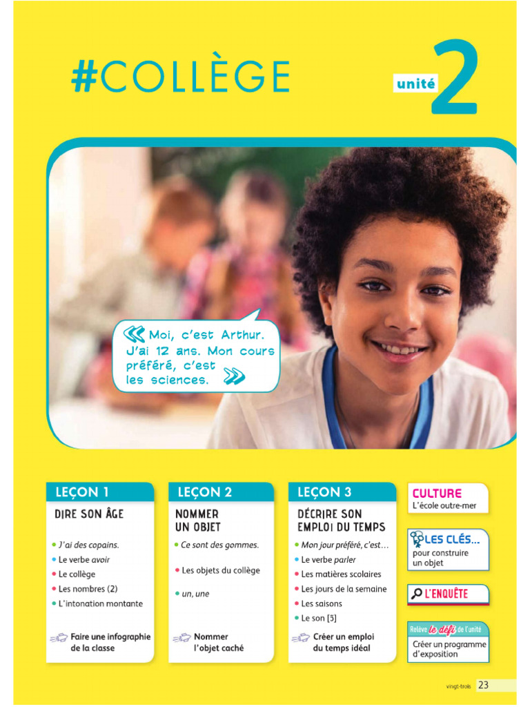 Imagine Livre Unit-2 | PDF