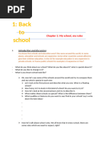 My Ideal School Day Project | PDF | Language Arts & Discipline
