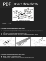Estructura y Componentes de un Avión | PDF