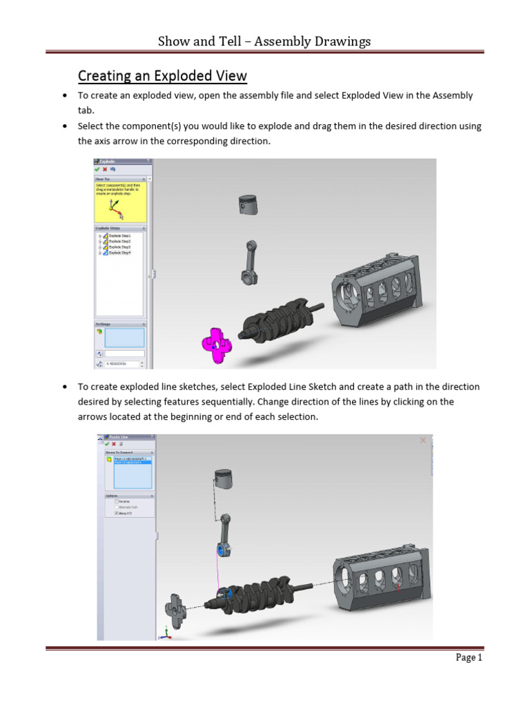 Show and Tell - Assembly Drawings | PDF