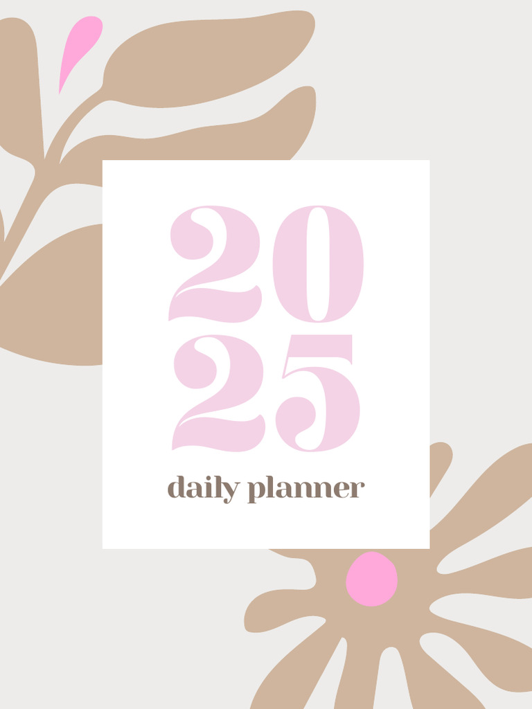 2025 Digital Daily Planner PDF | PDF