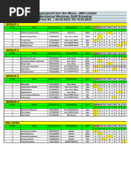 Weekly Kitchen Duty Roster Format | PDF