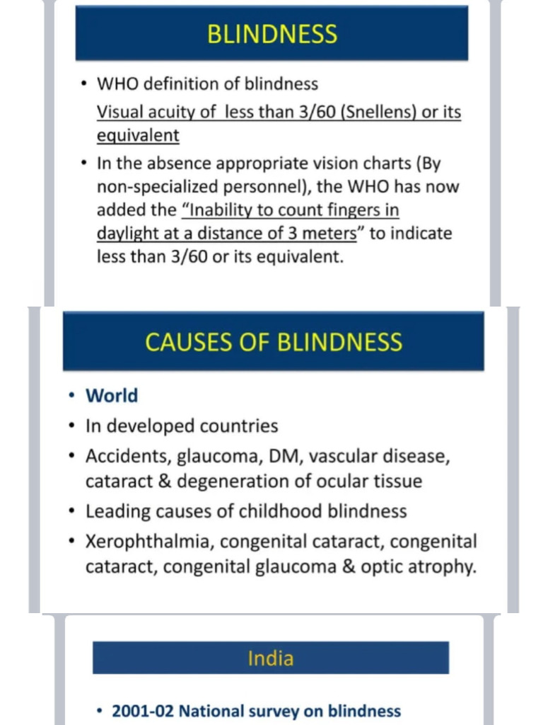 Blindness | PDF