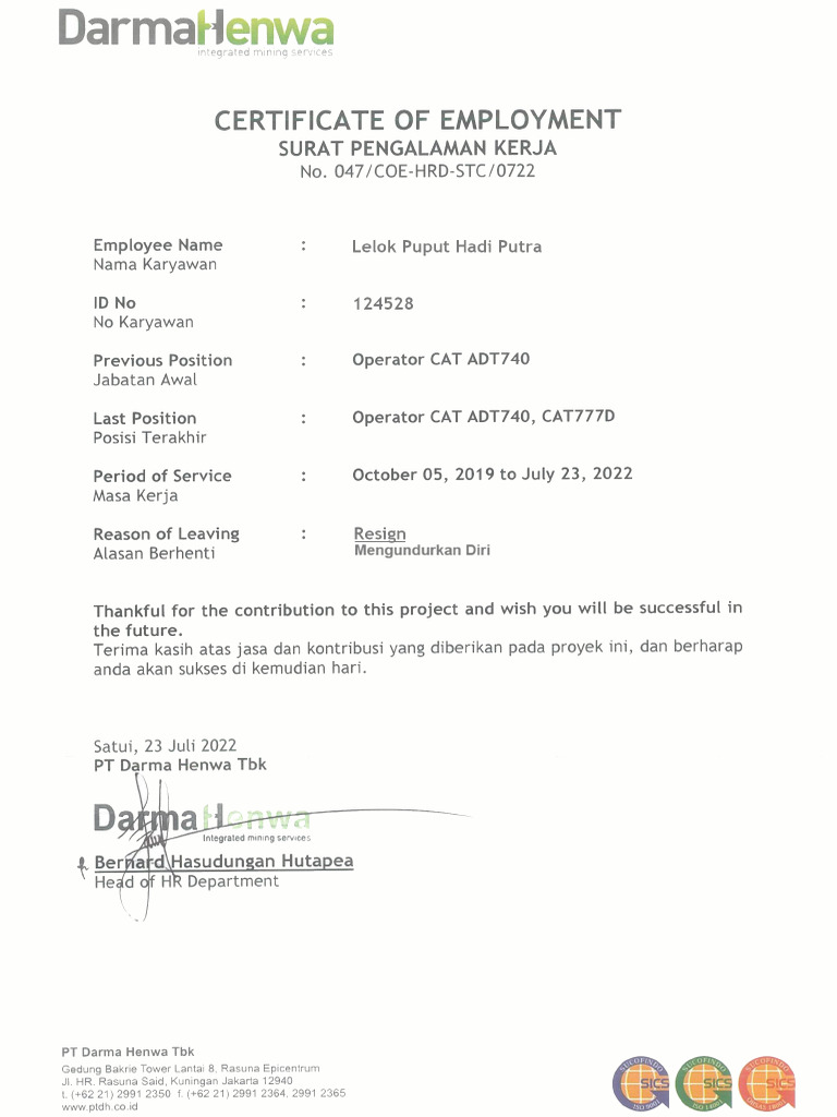 COE - Ambon Fiks | PDF