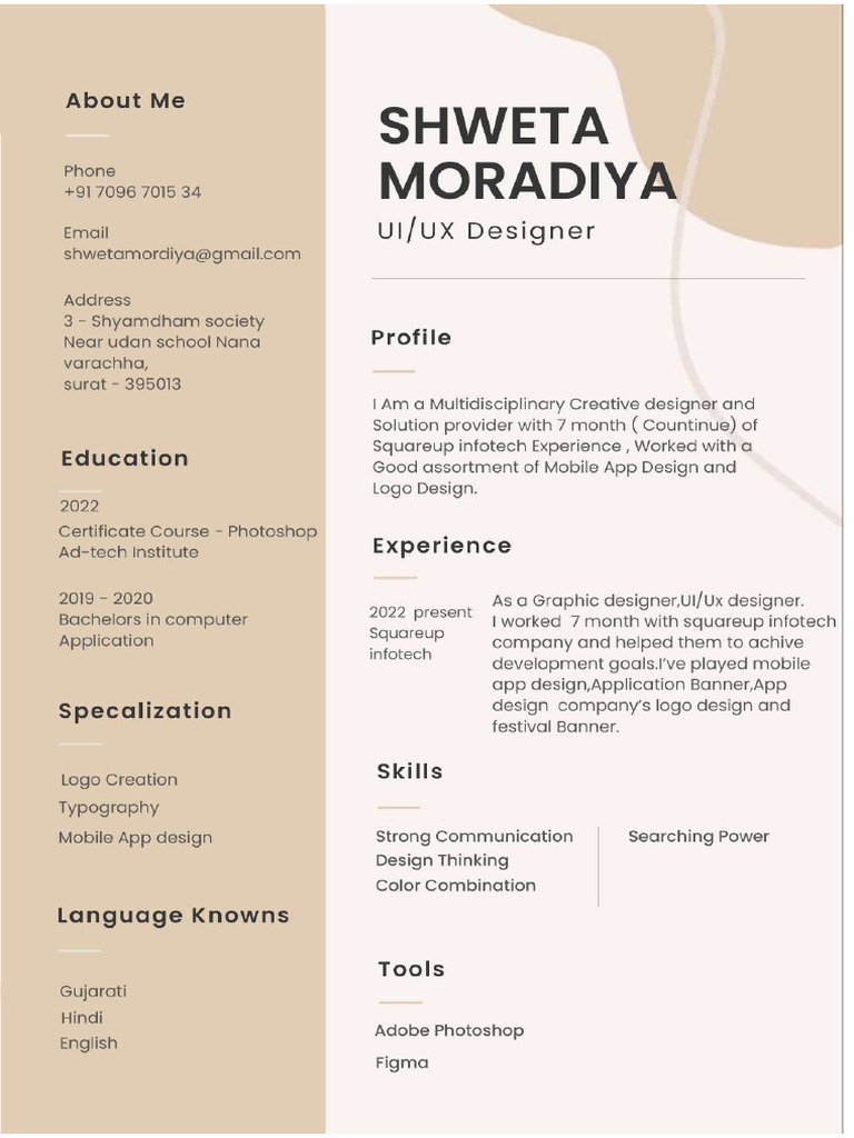 Shweta Update Resume | PDF