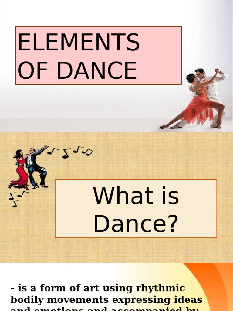 Key Elements of Dance Explained | PDF