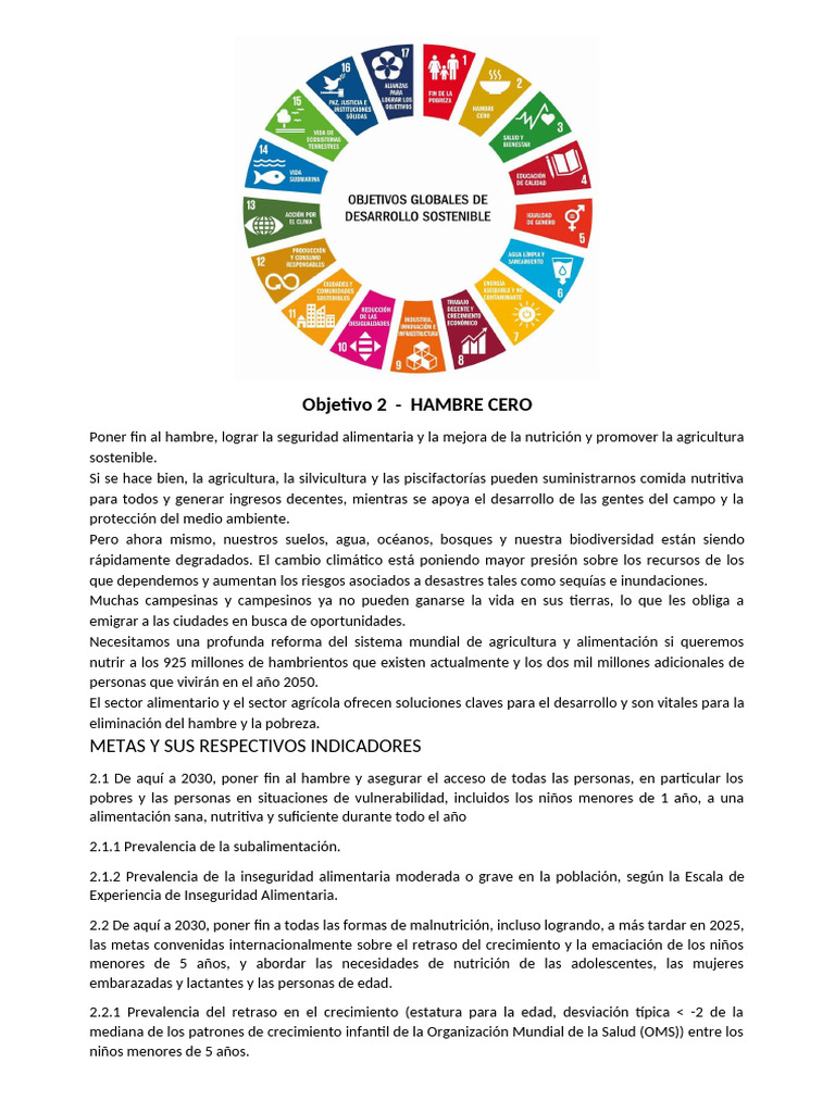 Hambre Cero Pdf Seguridad Alimentaria Agricultura