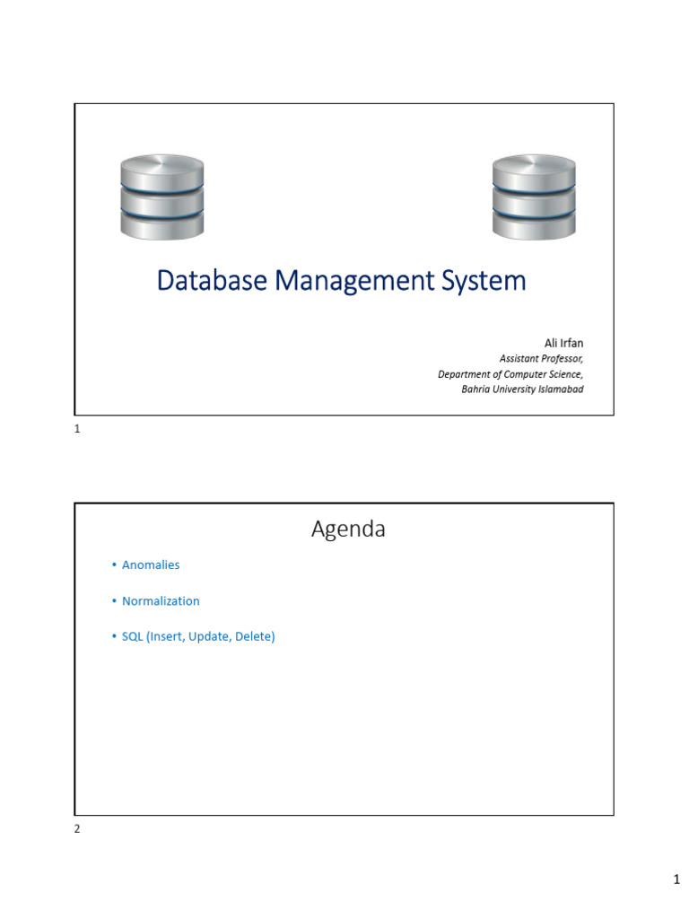 DBMS Norm 05052025 010146pm | PDF | Databases | Data
