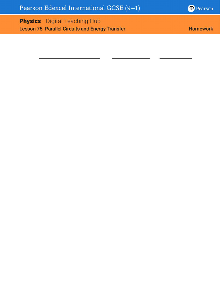 1716357533162-IG - Physics - Lesson75 - Homework Sheet | PDF | Series ...