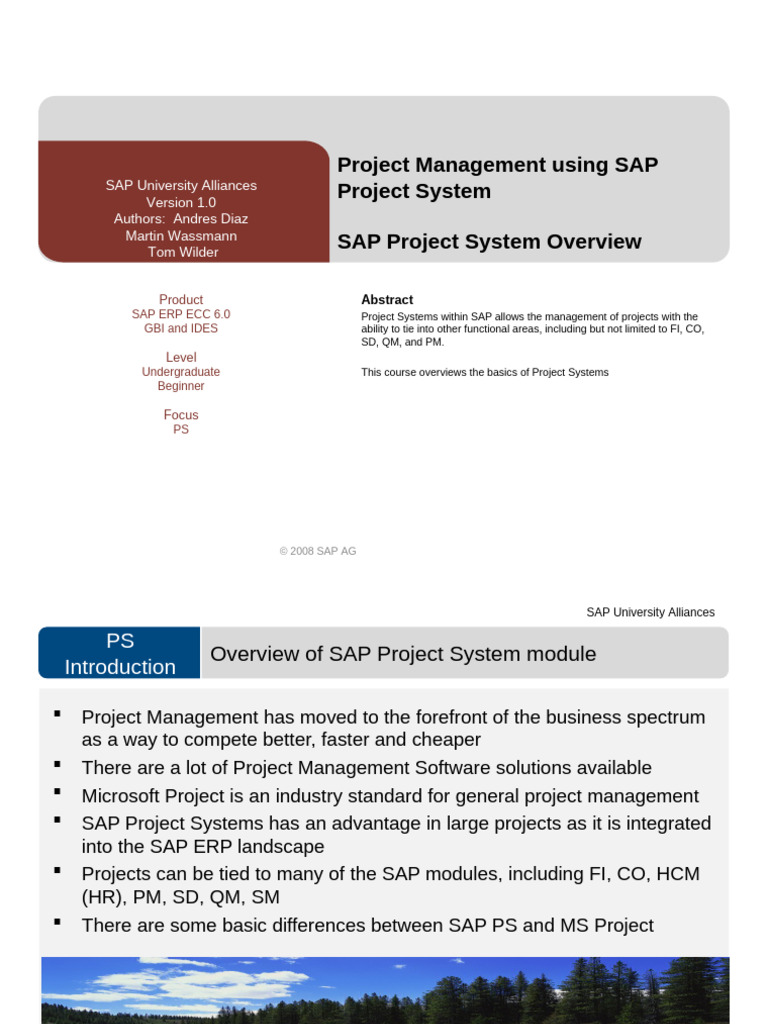 dokumen.tips_sap-ps-overview | PDF | Software Engineering | Software