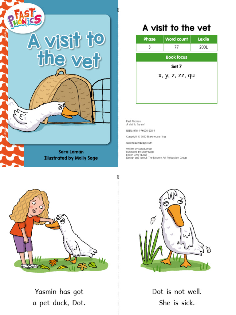 A Visit To The Vet SS PBL | PDF
