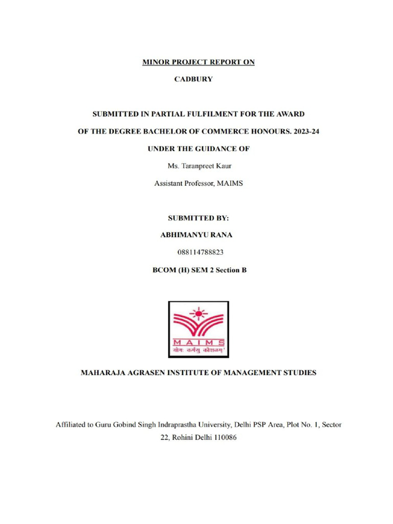 abhimanyu final minor project | PDF