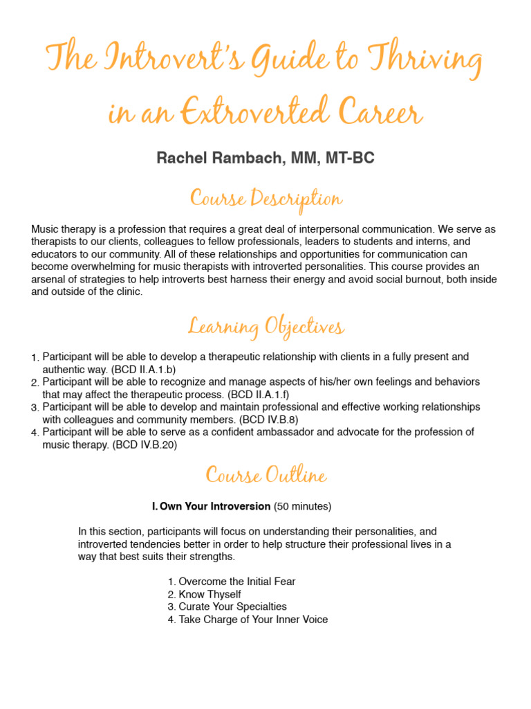 Promo The Introverts Guide To Thriving in An Extroverted Career | PDF | Extraversion And ...