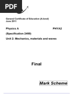2021 AL Physics Marking Scheme English Medium | PDF | Physical Sciences ...